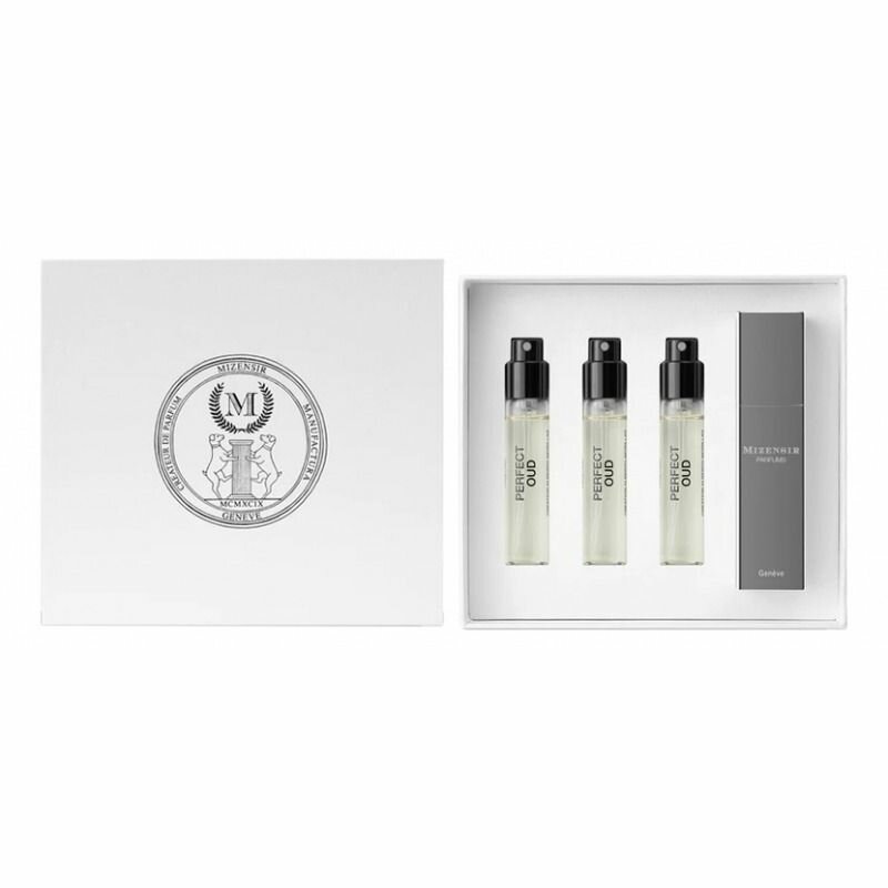 MIZENSIR Tender Oud Travel Spray (Travel Case & 3x8 ml Refills) - дорожный набор парфюмерной воды
