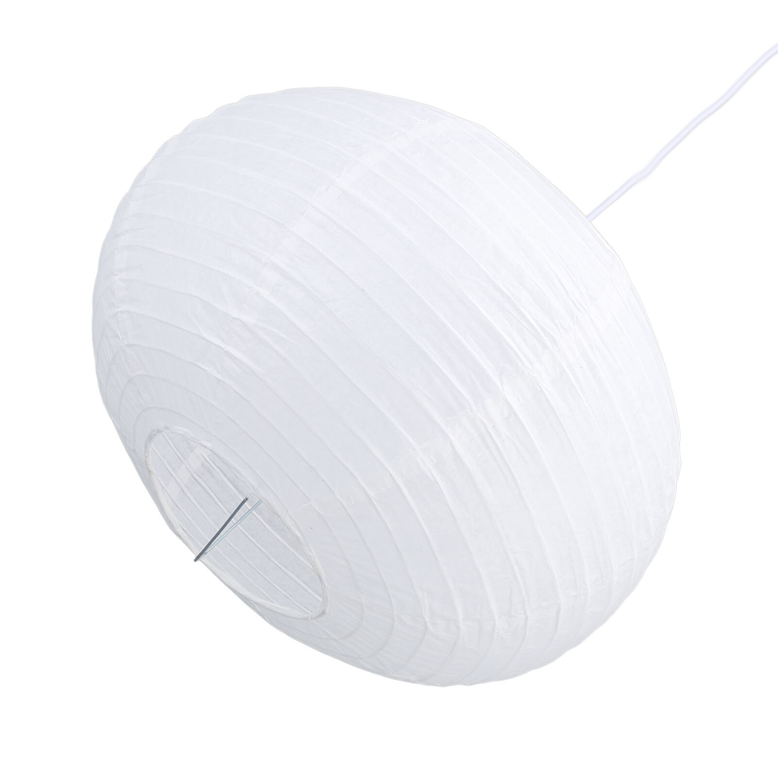 Белый круглый бумажный фонарь, декоративный мягкий свет, легко собрать, подвесной бумажный фонарь с фонарем для спальни, гостиной, вилка европейского стандарта, 220 В