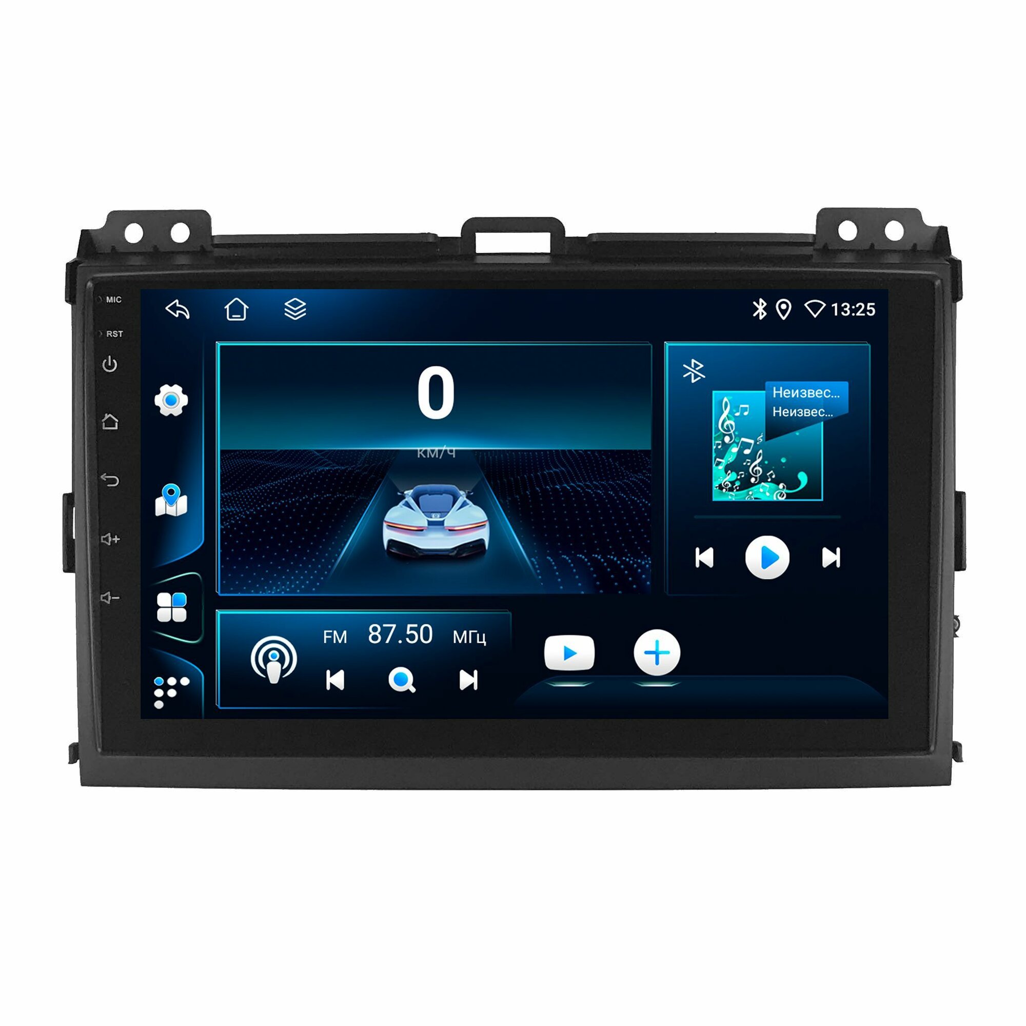 Магнитола TORINO AUTO DSP на Toyota Land Cruiser Prado 120 Android 4/32GB