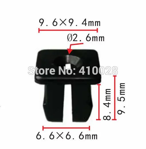 Shhworldsea 100 шт. автомобильные крепления, вкладыш крыла, винтовая втулка, проставка для фары к решетку, втулка, центральная стойка 7132 100pcs