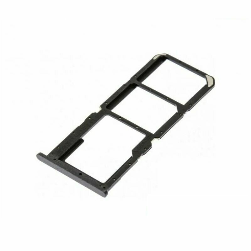 Держатель сим для Realme 8i черный, сим лоток, слот SIM-карты для телефонов