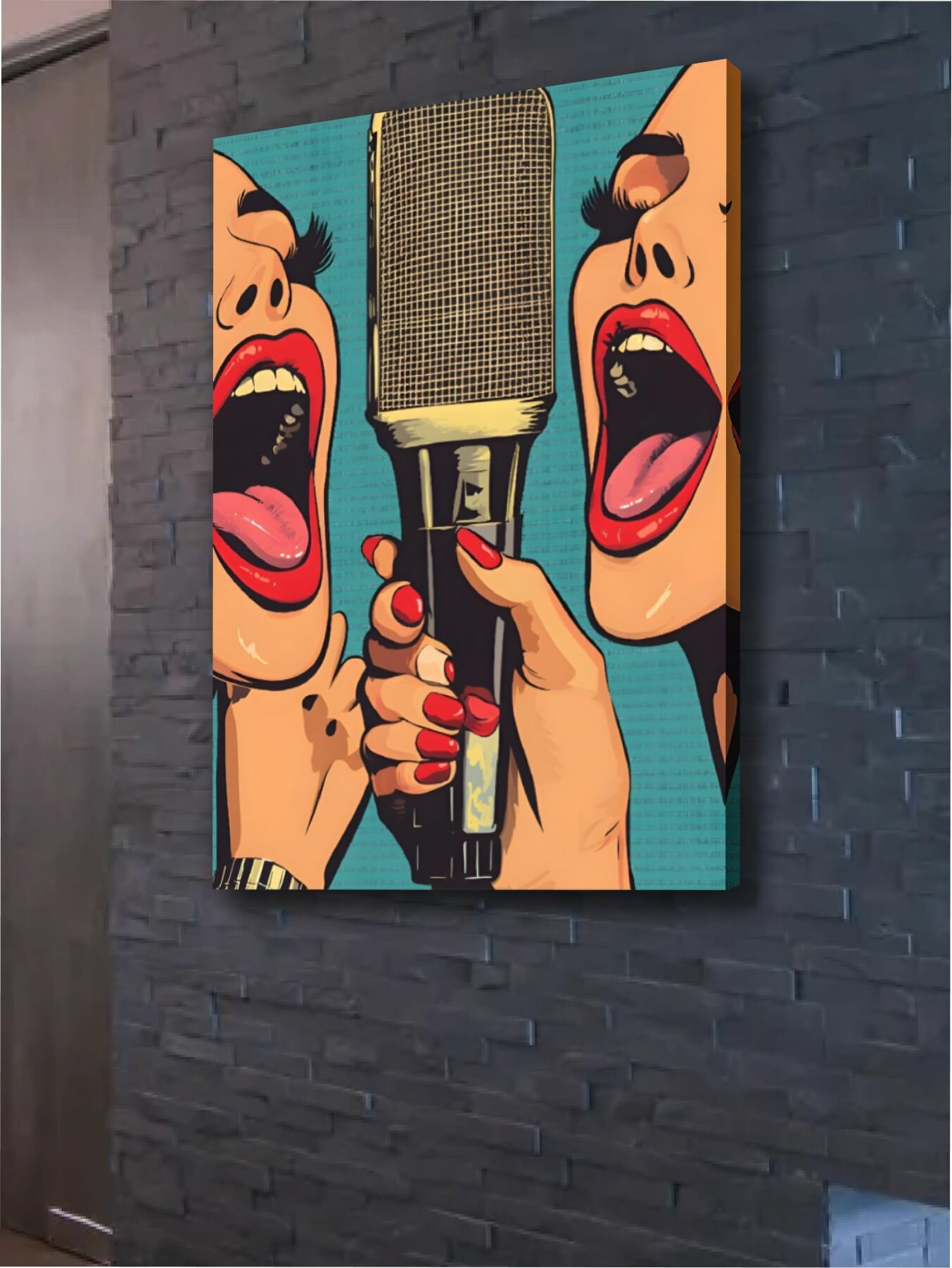 Картина Двойная нота модульная 50x70см 1шт.