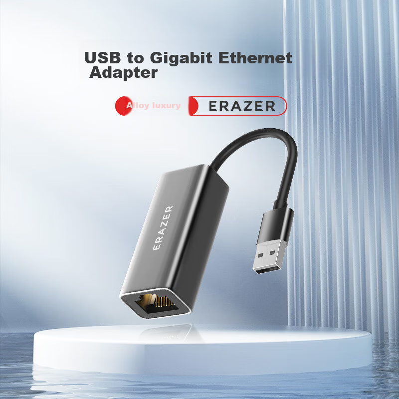 Lenovo Ecological Yinengzhe USB to Ethernet RJ45 Adapter, 100Mbps Wired Network Card Converter, Compatible with Apple, Huawei Laptops And Desktop Computers