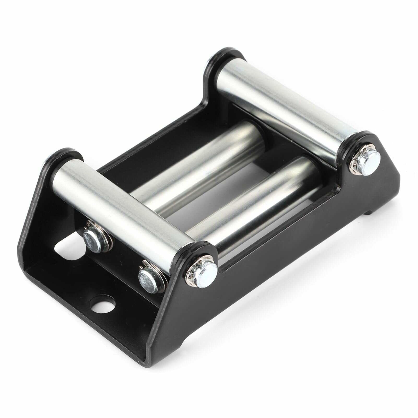 Роликовый направляющий ролик лебедки для тяжелых условий эксплуатации, оцинкованный, расстояние между отверстиями 110 мм/4,3 дюйма, прочная конструкция