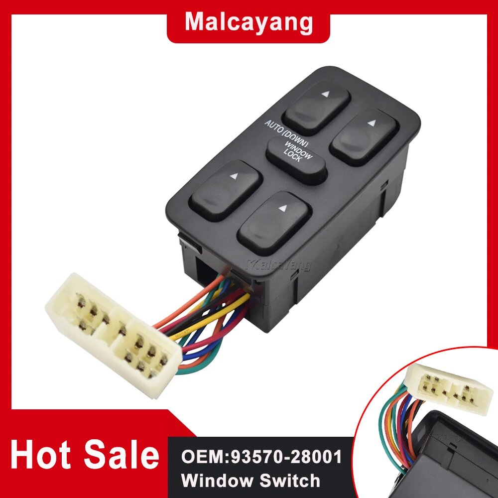 93570-28001 для 92 ~ 94 Elantra Hyundai Galloper 9357028001 Электрический переключатель управления окном, кнопка стеклоподъемника