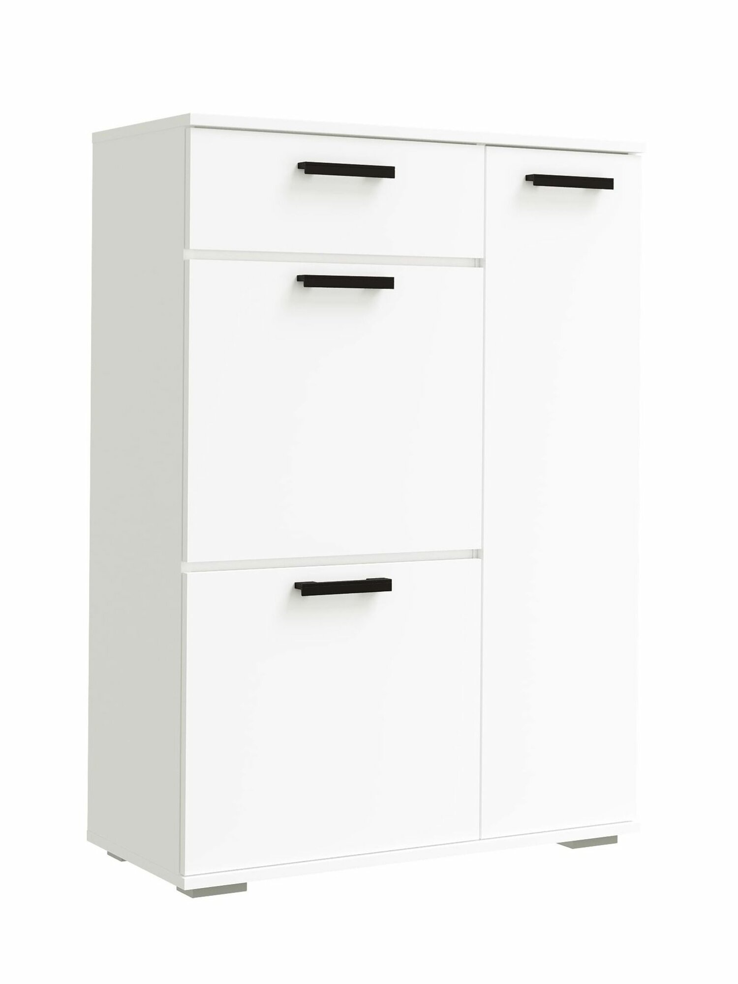 ЛДСП Прихожая НИКА ТВ800 Тумба высокая Белый гладкий (Эра)