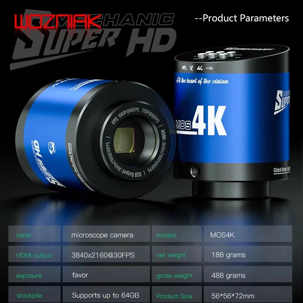 MECHANIC MOS 4K Pro IMX678 камера для микроскопа MOS-4K