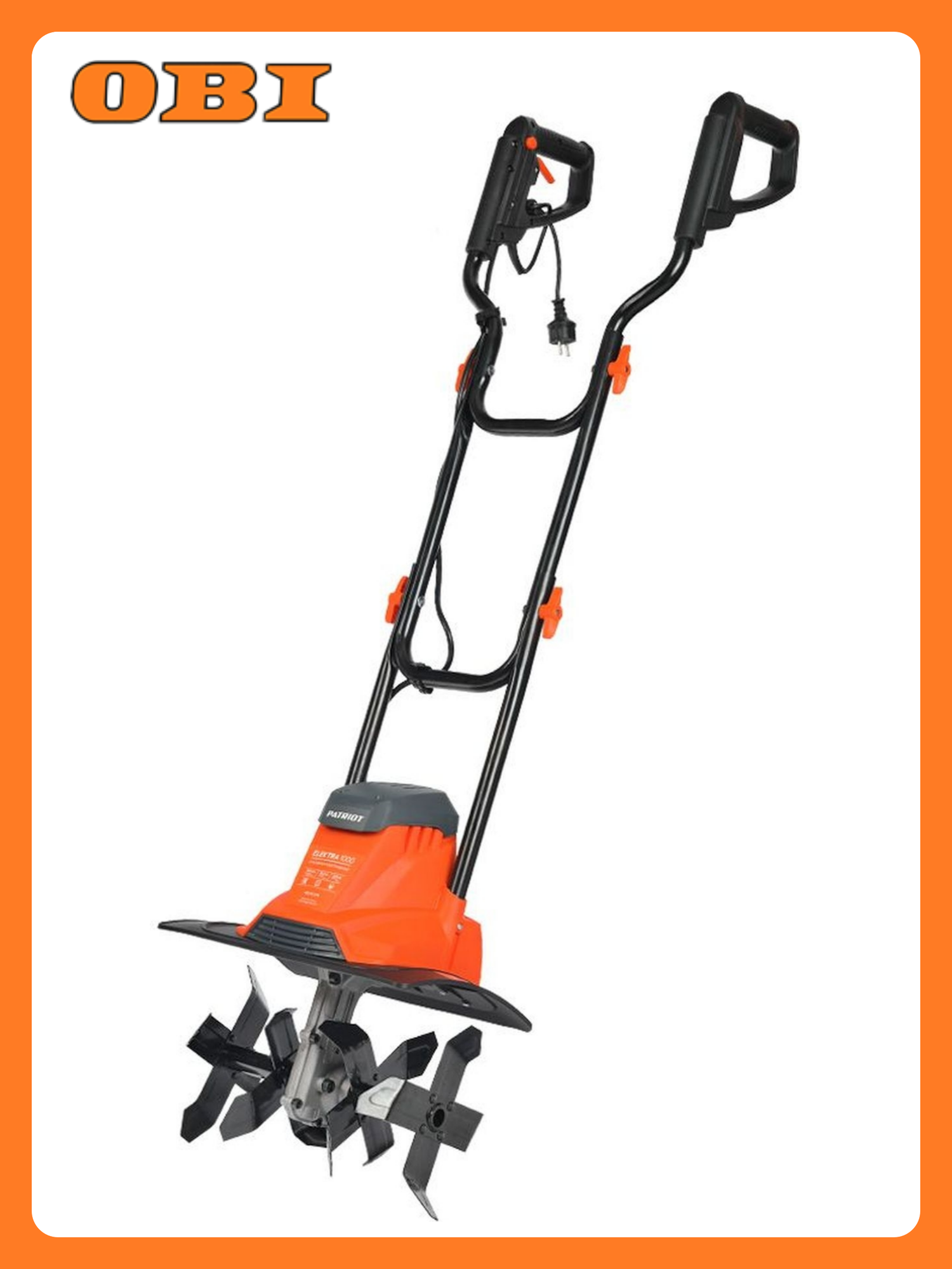 Культиватор PATRIOT "Elektra", электрический, червячный редуктор, 1000Вт