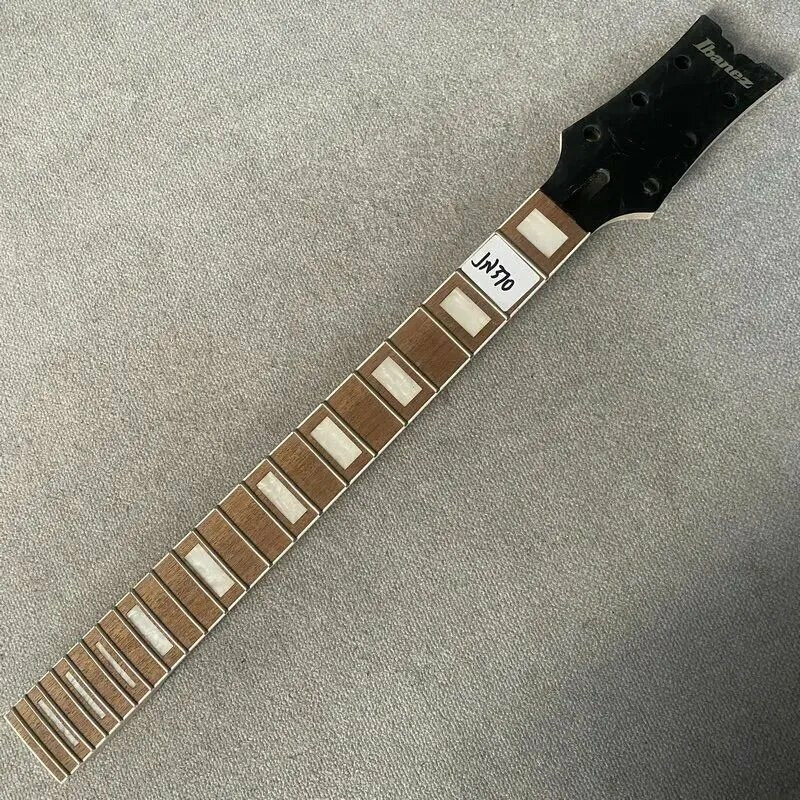 JN370 Грифы для электрогитары Ibanez LP, 22 лада, белые блоки инкрустации, длина мензуры 628 мм, левосторонние + правосторонние (+), запчасти для электрогитары.