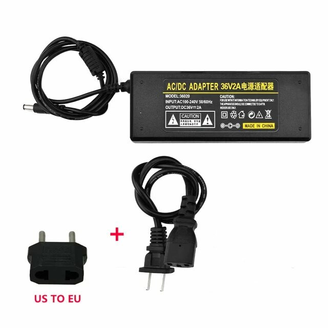 Адаптер питания EU 36V/2A AC/DC