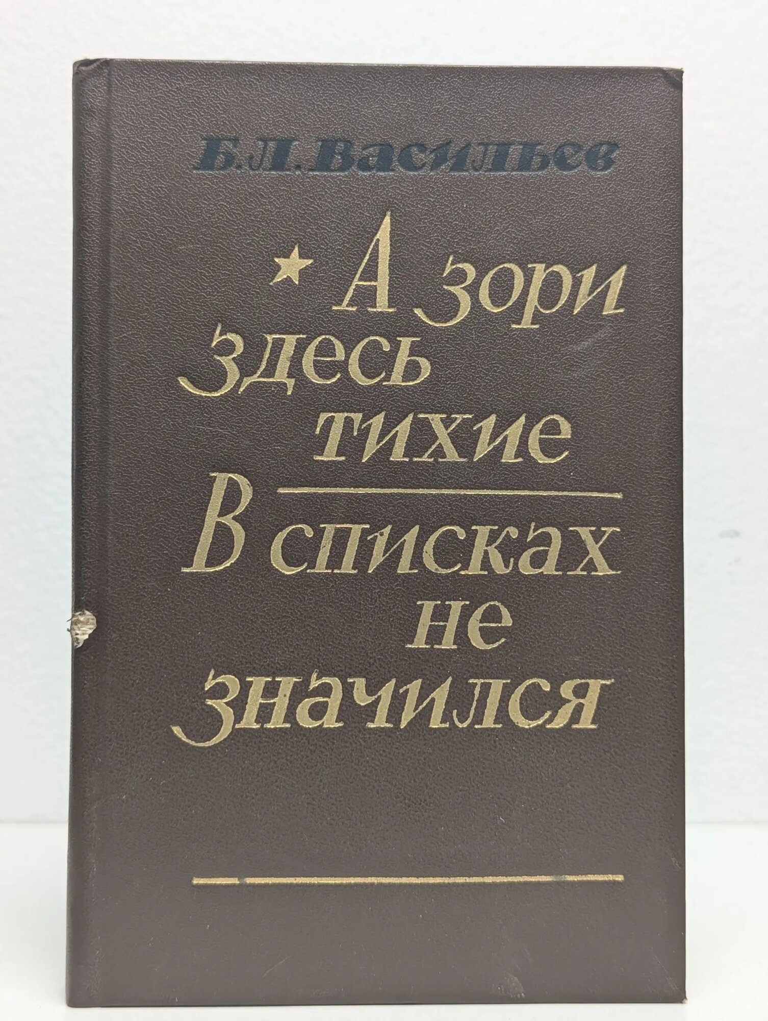 А зори здесь тихие. В списках не значился Васильев Борис Львович 1984