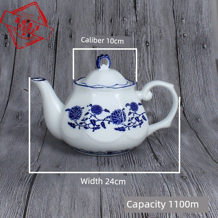 Чайник в форме лотоса из керамики, элегантный ручной дизайн, подходит для повседневного заваривания чая и в качестве