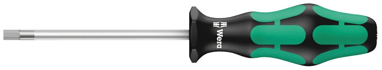 Отвертка шестигранная WERA Kraftform Plus Hex-Plus 354 4.0 x 75 мм, 023115
