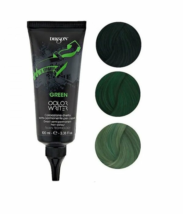 Краска для волос Зеленый Dikson COLOR WRITER GREEN, 100 мл