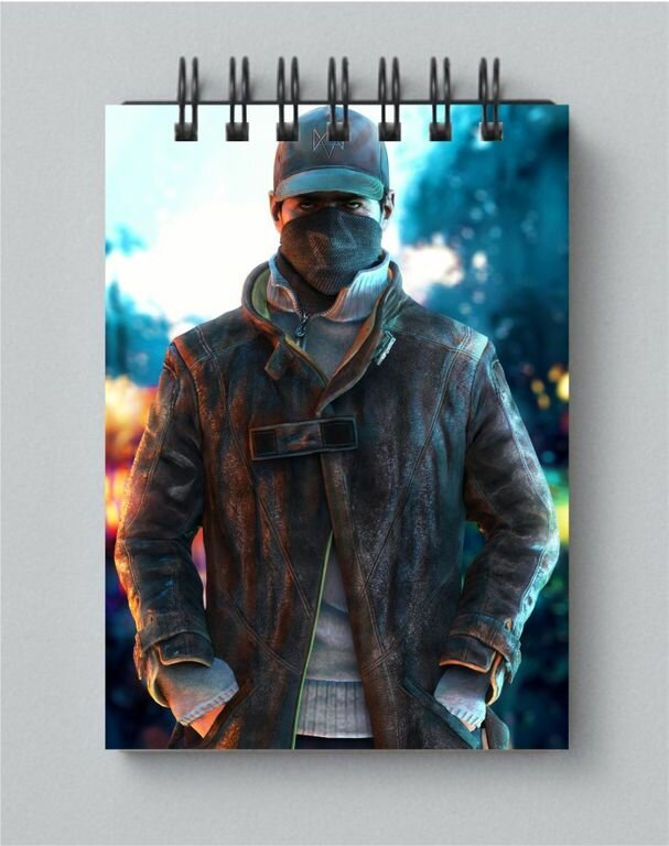 Блокнот Watch Dogs, Сторожевые псы №4, Размер А6, 10 на 15 см