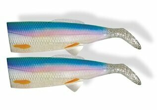 Риппер для морской джигголовки малый Aqua, цвет Herring (2шт)