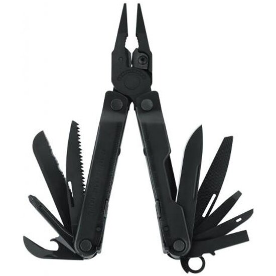 Мультитул Leatherman REBAR Black, чёрный с нейлоновым чехлом