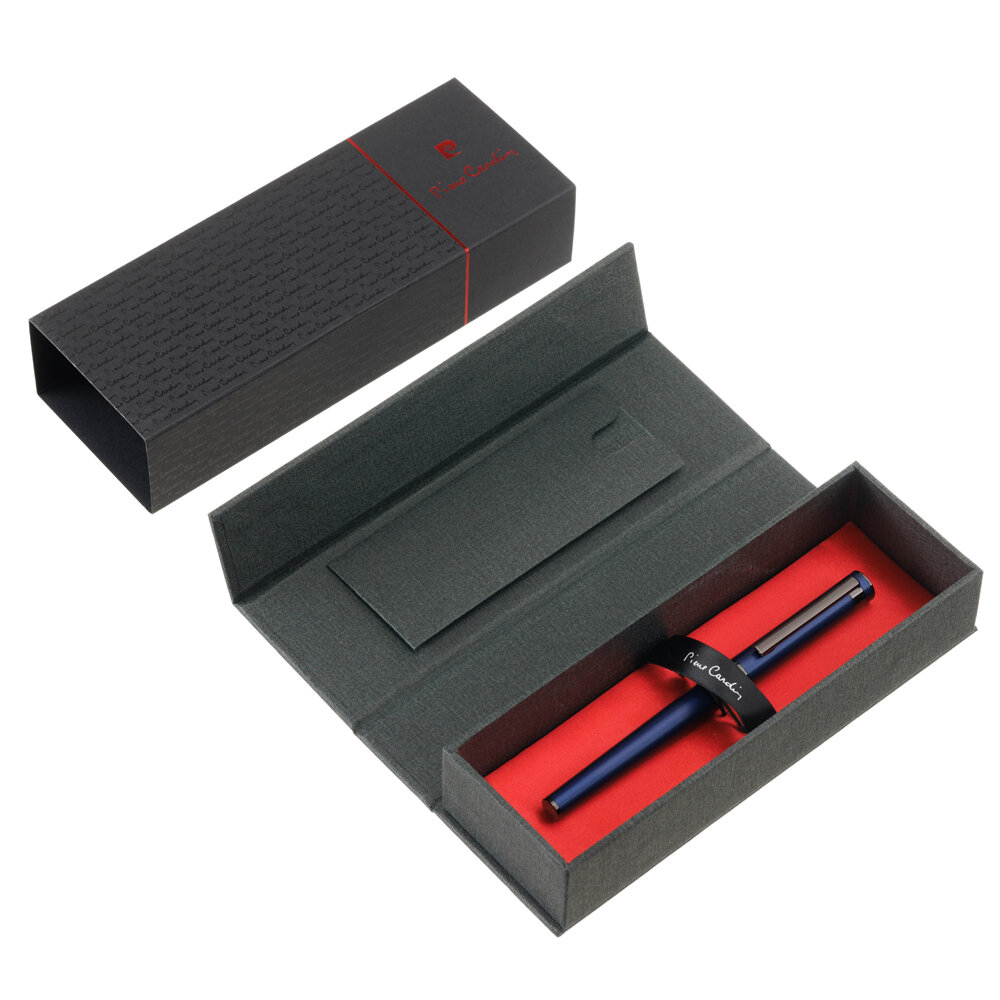 Ручка-роллер Pierre Cardin BRILLANCE, цвет - синий. Подарочная упаковка