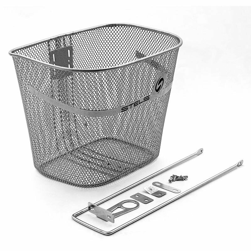 STELS Корзина передняя стационарная "Stels" крепление за проушину на вилке 44-4