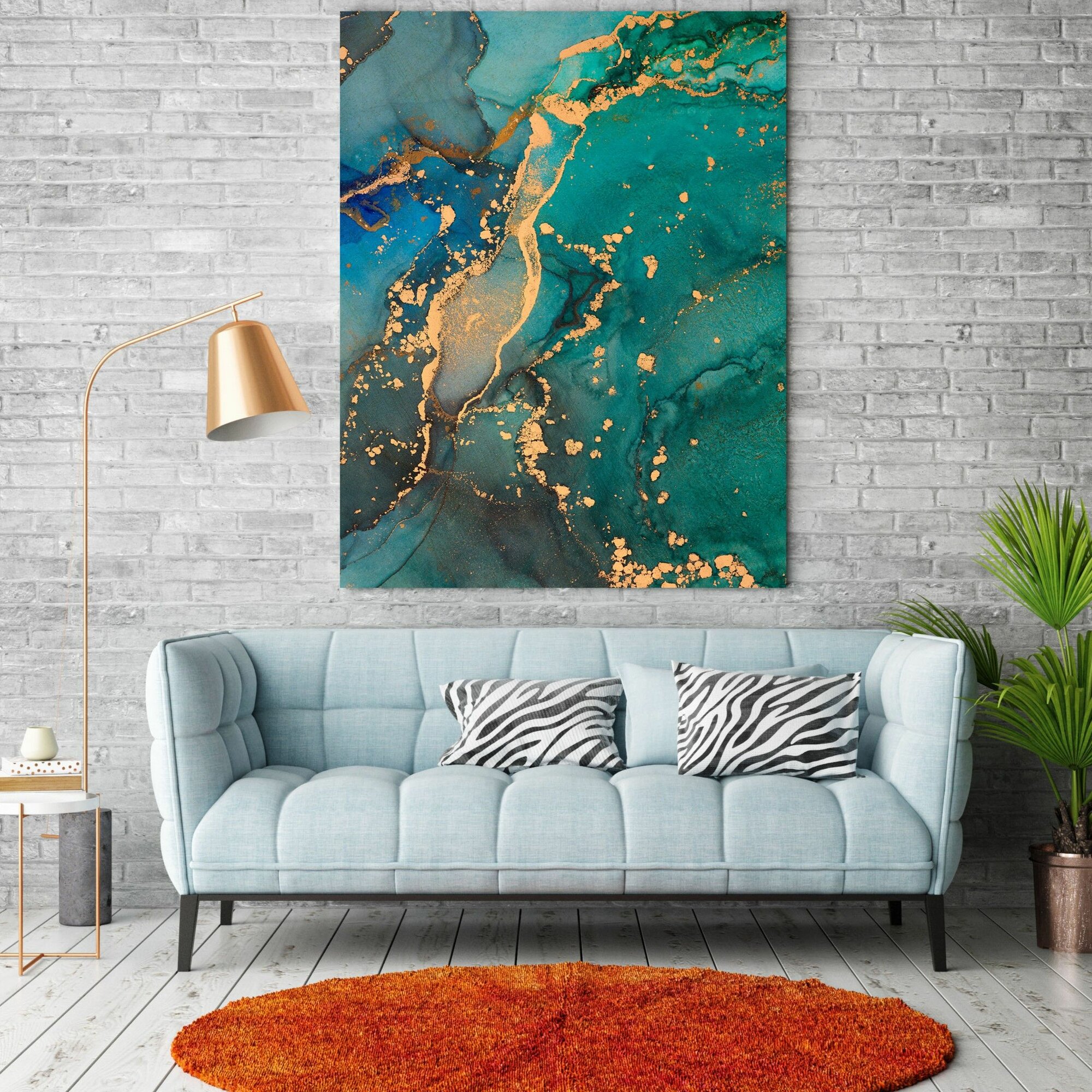 Картина для интерьера на стену Абстракция на холсте, 30х40 см, Leyla art
