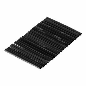 Трубка термоусадочная Монохром ТНТ нг 6/3 мм 100 мм черная (100 шт.)