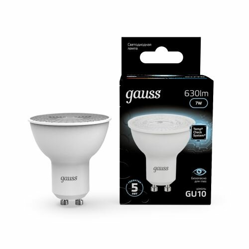 Светодиодная лампа Gauss LED MR16 GU10 7W 630lm 4100K