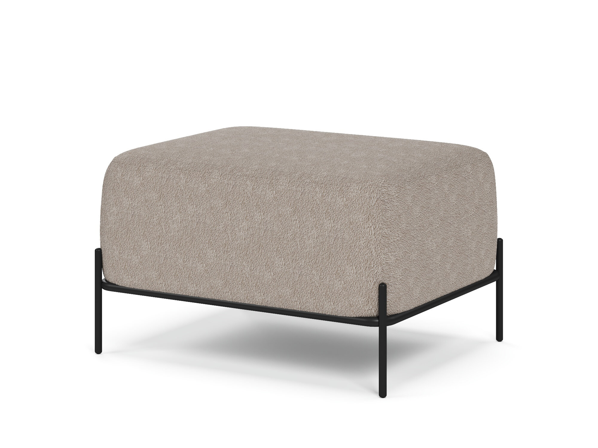 Банкетка Novelti Gufo Camby20 (52 х 67 см), металлический каркас , цвет мокко