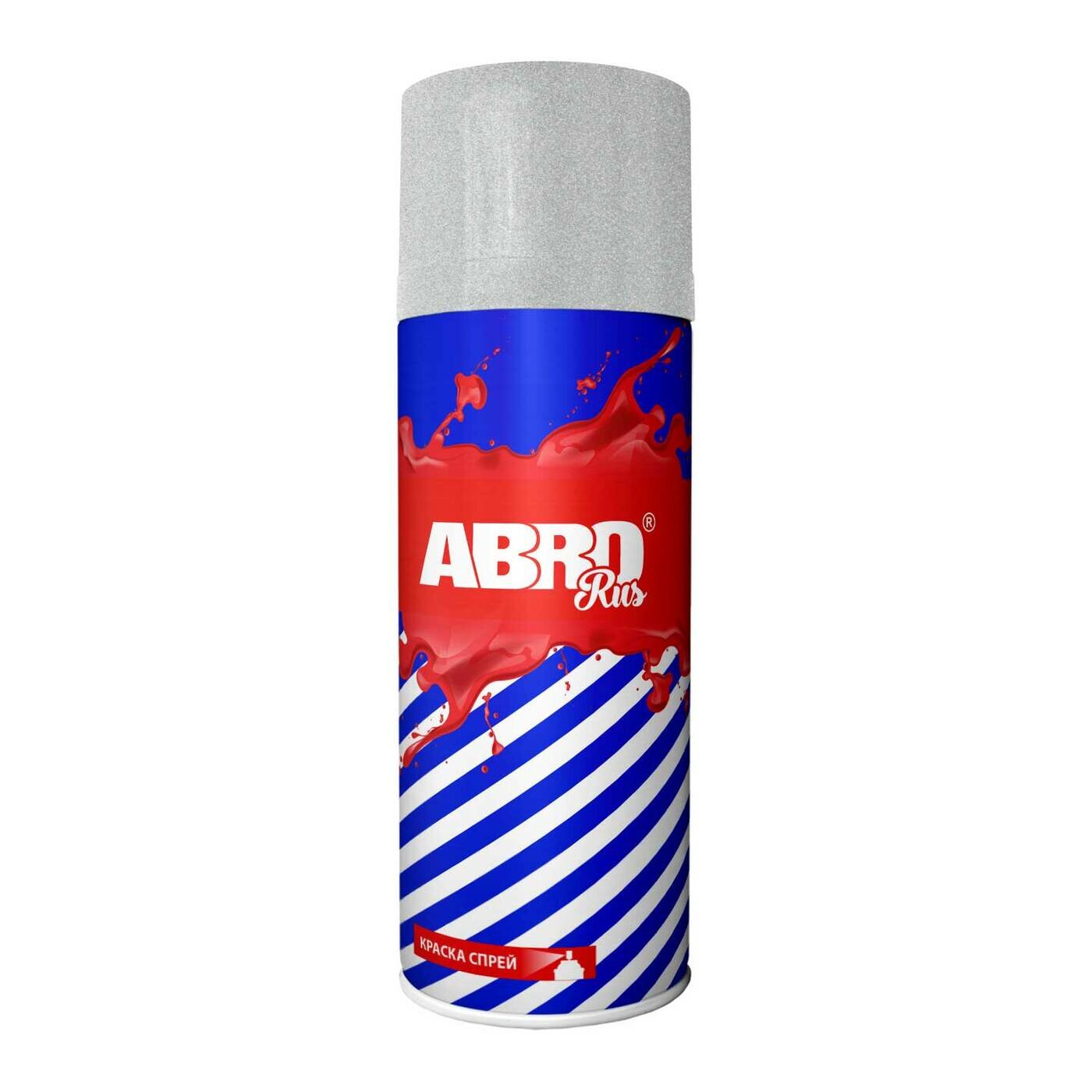 Краска-спрей металлик № 100 серебряная ABRO Rus SPOM-100-R