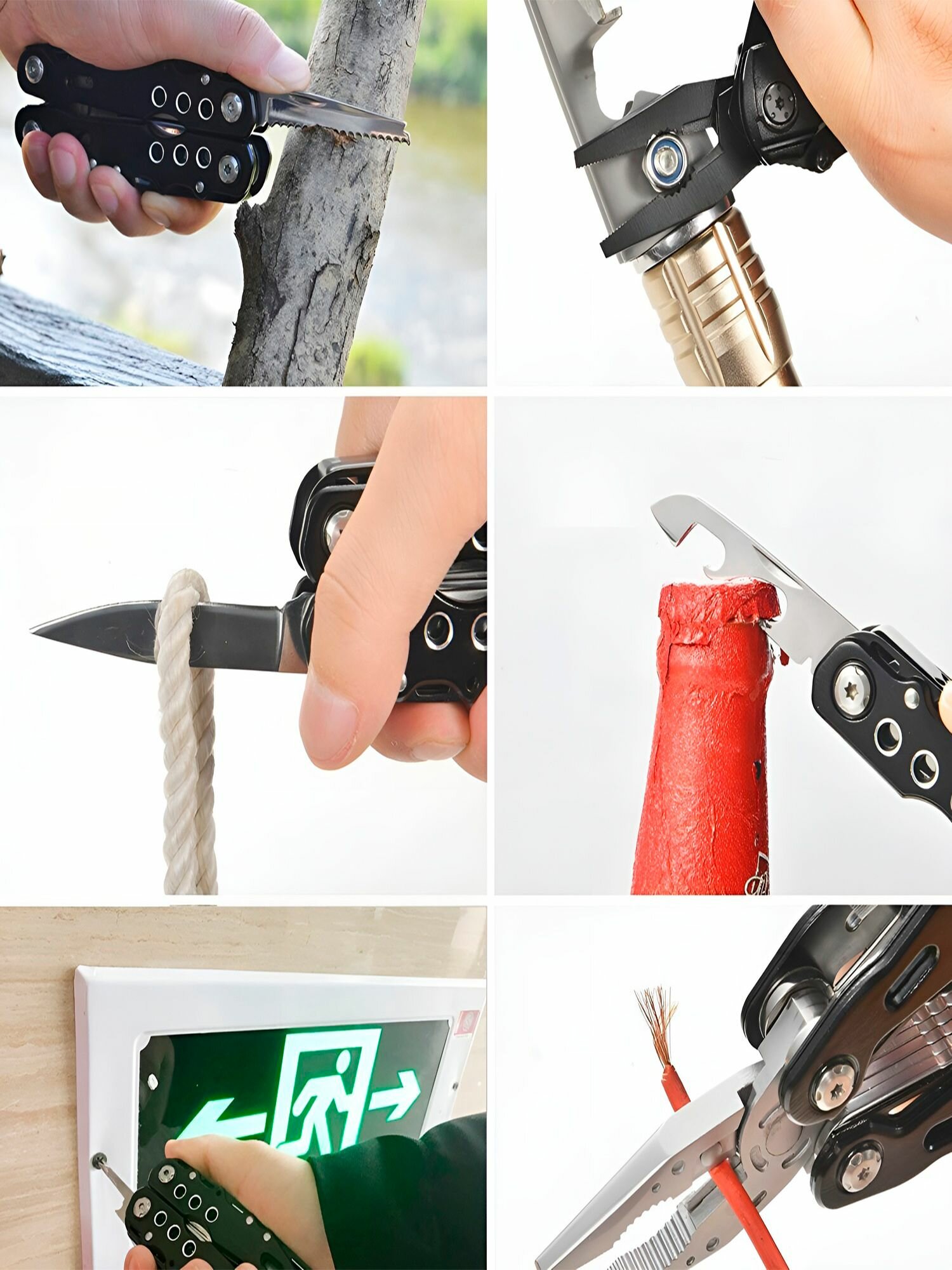 Мультитул туристический 12в1 — фото 1