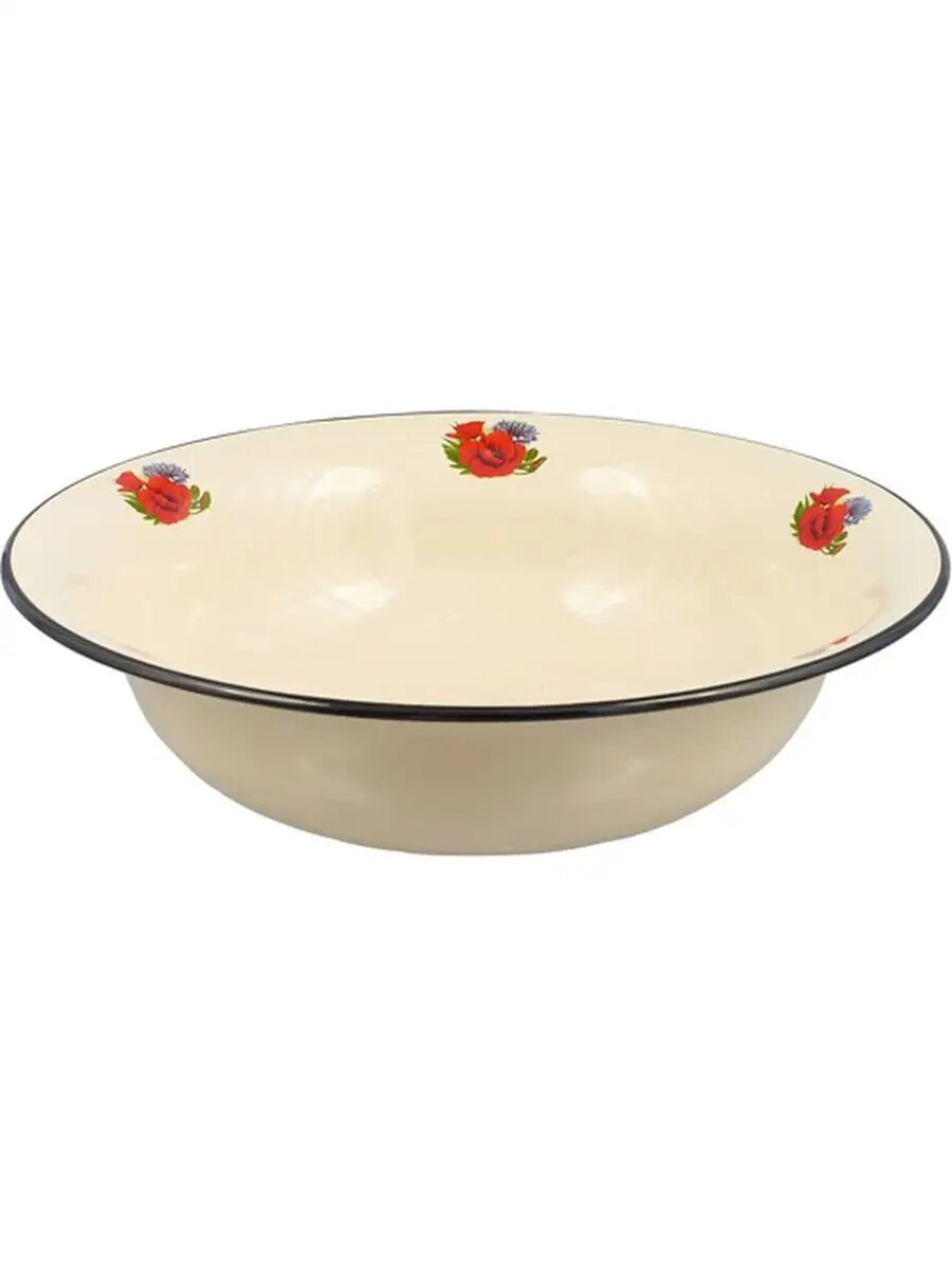 Таз эмалированный 10л