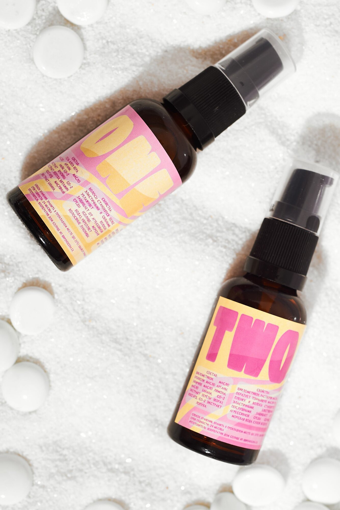 Сыворотка для волос и дредов ONE+TWO Банан