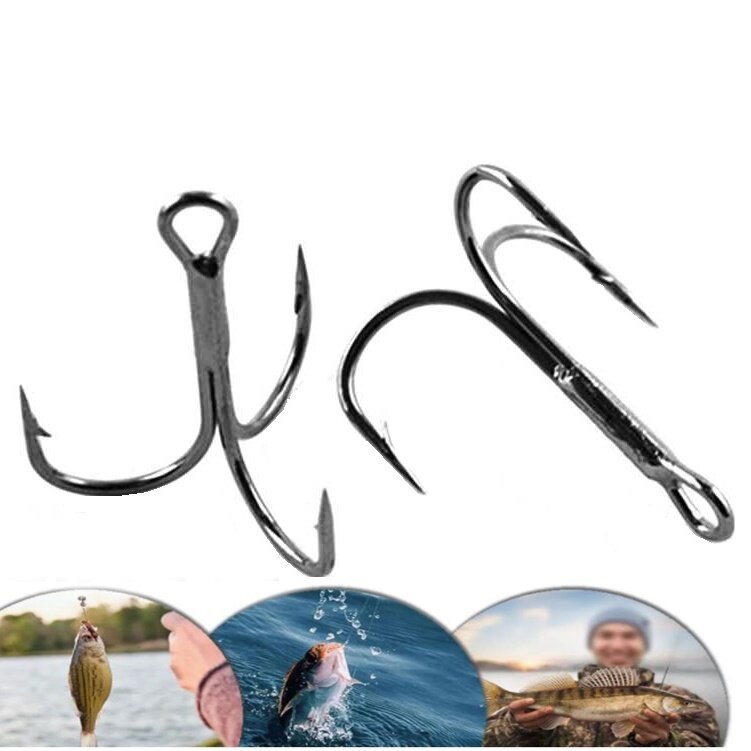 Крючки тройные Kaida BT6069 размер 4/10, в наборе 10шт