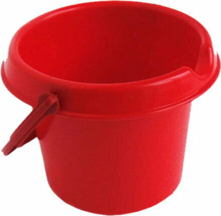 Ведро Совтехстром "Малыш", для песочницы, красное, пластик, 0,85л