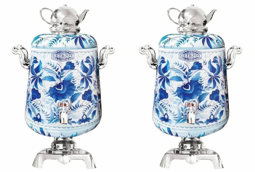 Get&Joy Чай черный в банке Самовар, 75 г, 2 уп