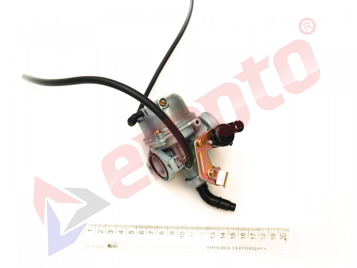 Карбюратор 4T 139FMB, 147FMH, 152FMH; DELTA, ALPHA 70-110см3 D19 (с дроссельной заслонкой)