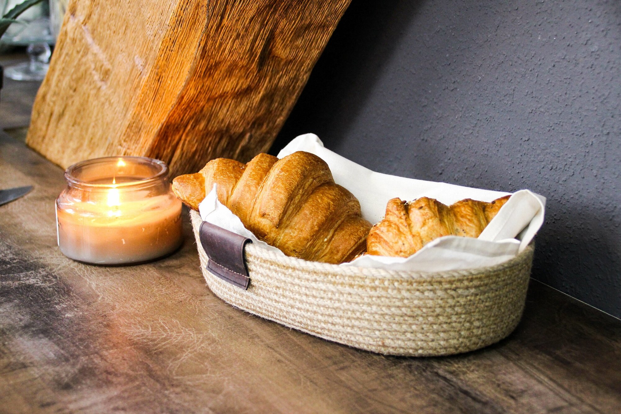 Корзинка органайзер ручной работы овальная 26*16*7 см FREEINECO