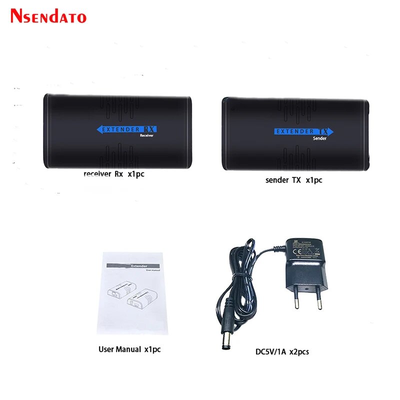 HDMI удлинитель LKV373A Only RX, EU Plug