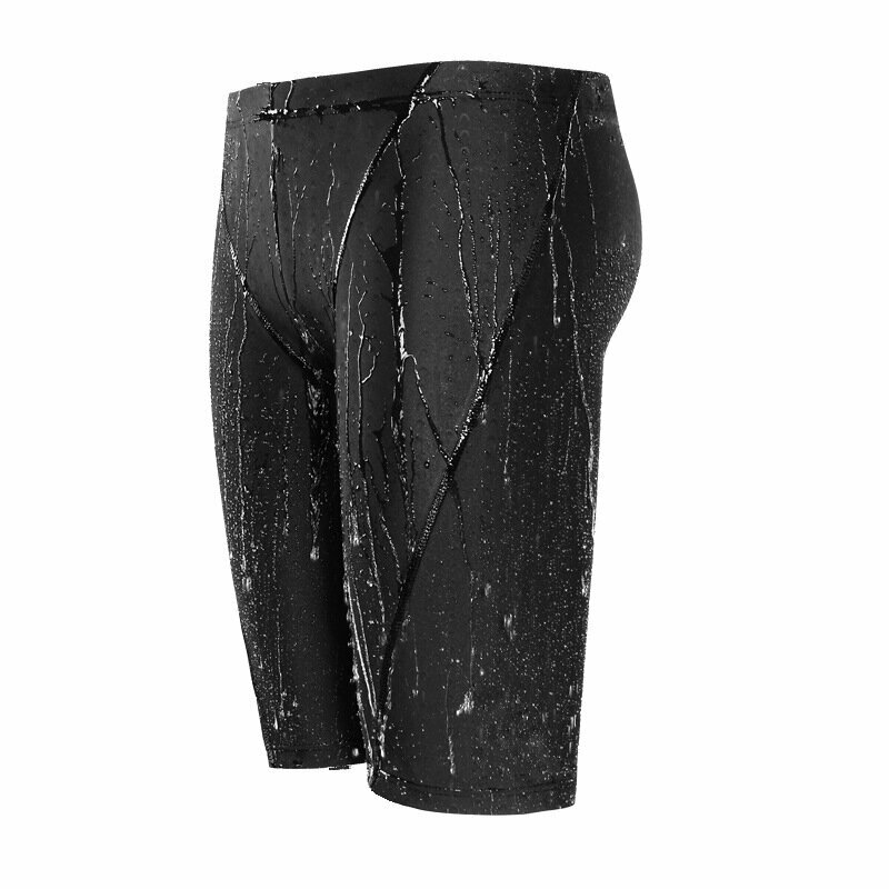 2025 новые мужские плавки водонепроницаемые акульи кожаные плавательные брюки с плавательными шапочками Набор для