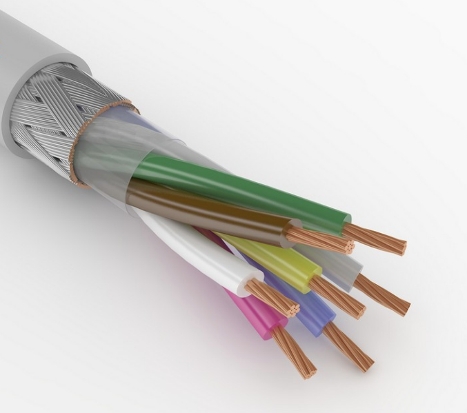 Кабель монтажный кдвэвг, медь, 6 жил, сечение 0.35 мм², длина 200 м, серый