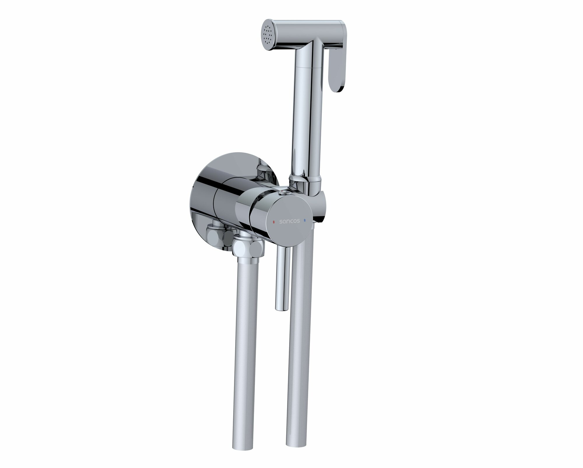Гигиенический душ Sancos Start со смесителем, хром глянцевый SC1001CH