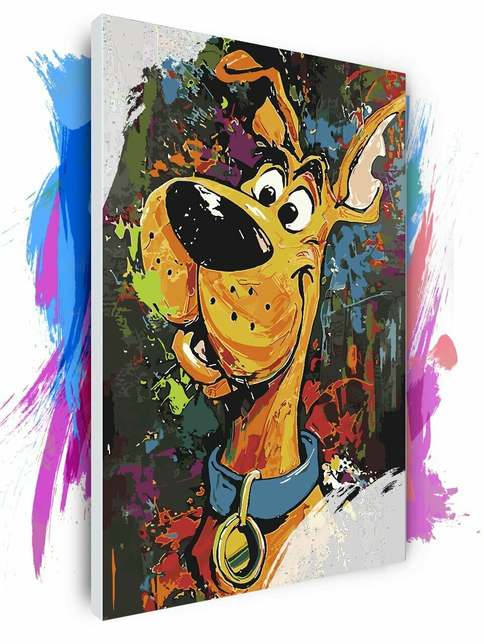 Картина по номерам на холсте Скуби Ду - Арт, 50 х 80 см