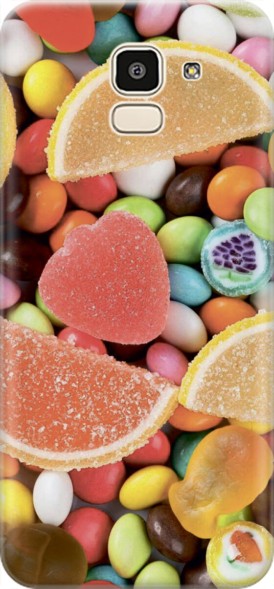 Силиконовый чехол Мармеладки на Samsung Galaxy J6 (2018) / Самсунг Джей 6 (2018)