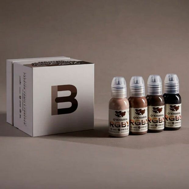 Набор тату красок World Famous SASHA O'KHARIN Skintone Set - B (4 шт по 30 мл)