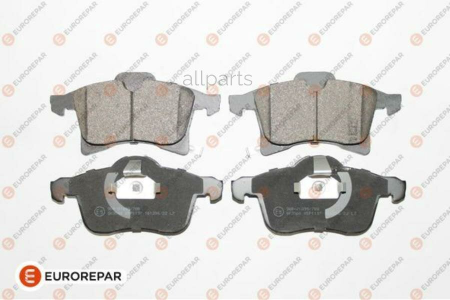 EUROREPAR 1617263980 EUROREPAR Колодки торомозные передние 1617263980