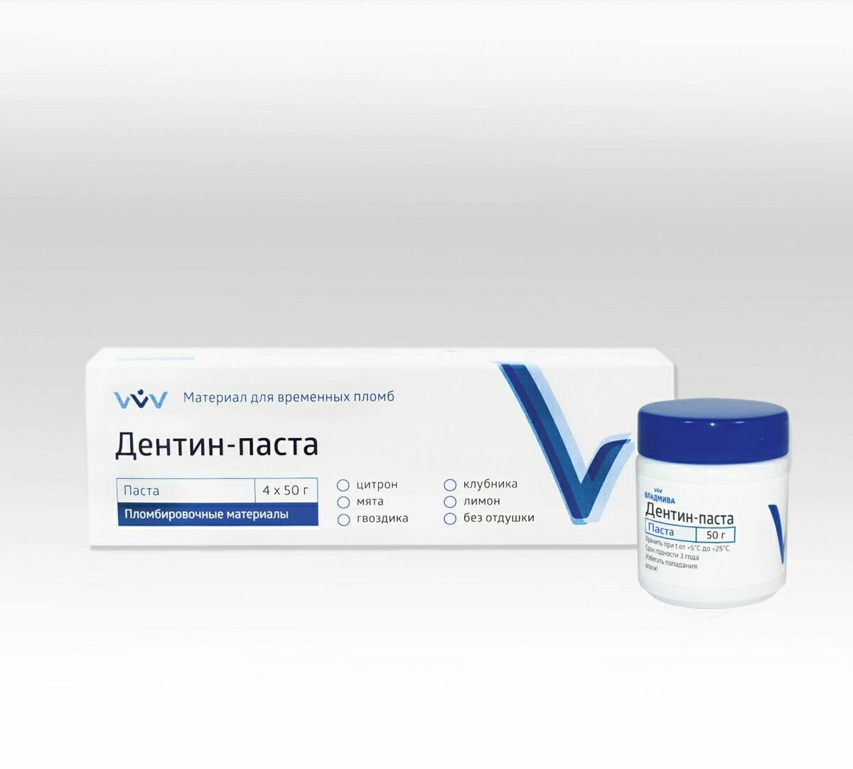 Дентин-паста (без отдушки) детская , 50 г (ВладМиВа)