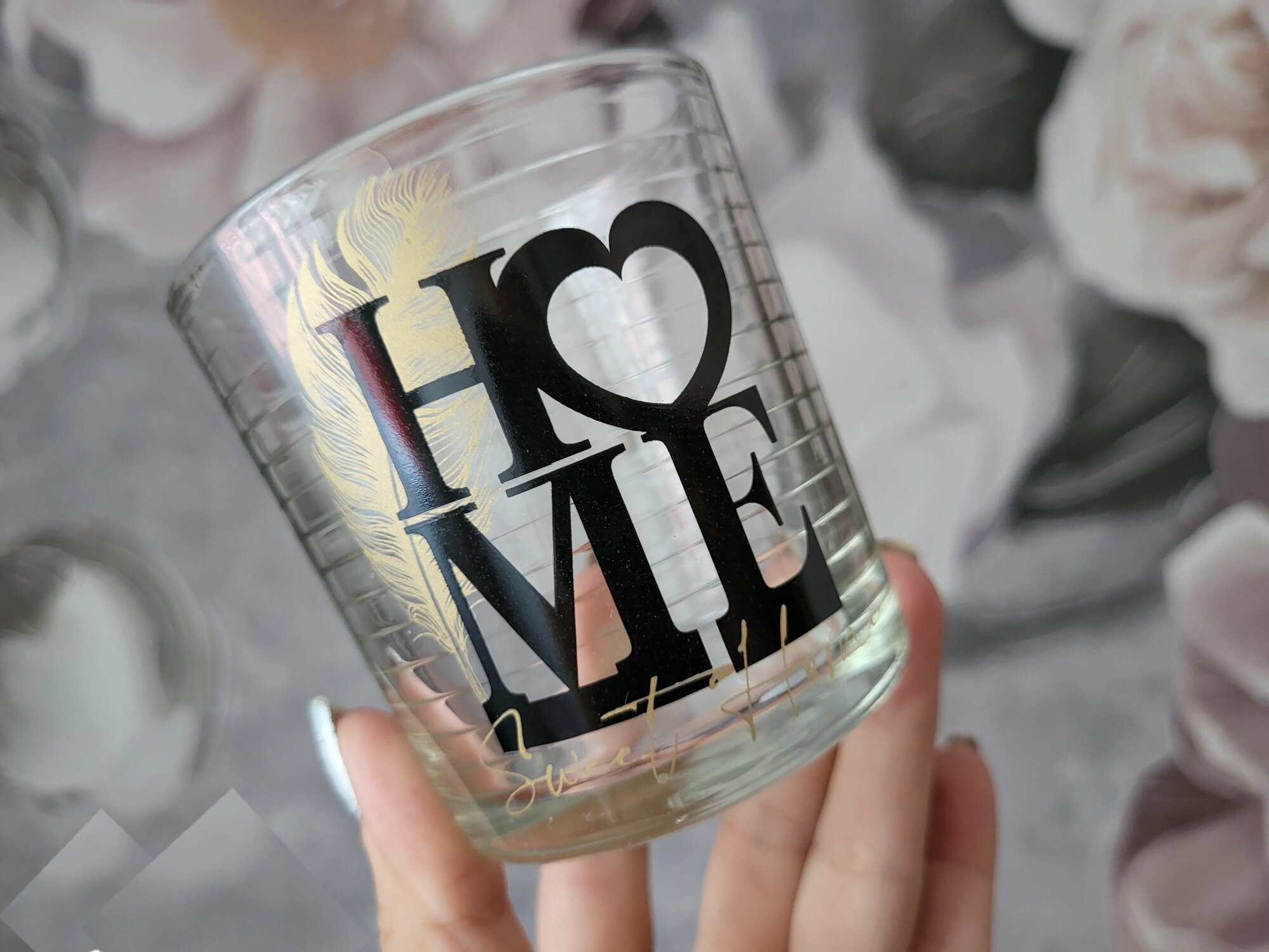 Набор стаканов Glass 250мл, 6 шт, цвет прозрачный с декором