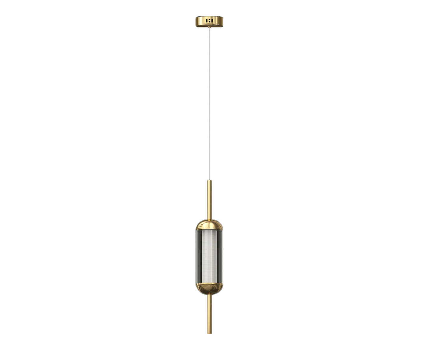 Подвес Kink Light Акари D100xH2000 мм LED цвет Латунь, арт. 07525-1A,36