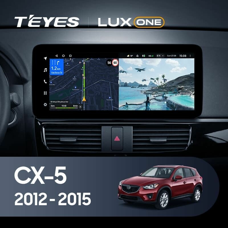 Штатная магнитола Teyes LUX ONE 4/32 Mazda CX-5 (2012-2015) Тип-В