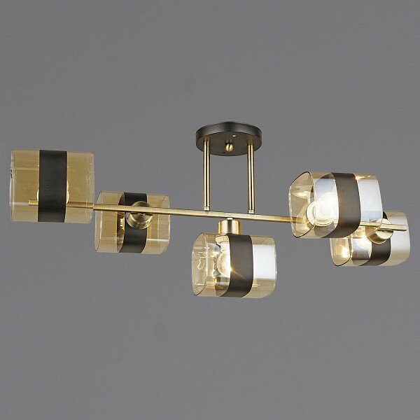 Люстра на штанге Reluce 04223-0.3-05 AB+BK