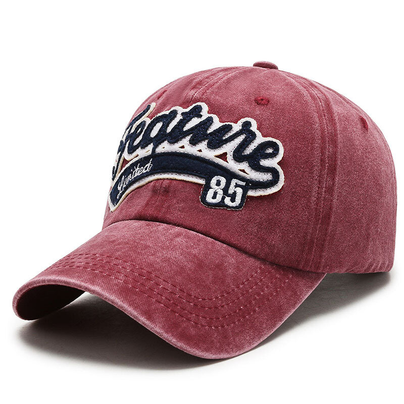 DIY Кепка унисекс весна-осень для улицы винтажная джинсовая ткань / 453